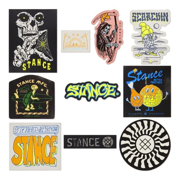 Stance | Accessories | Stance Sticker Pack | Poshmark